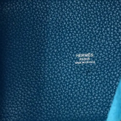 Hermès Picotin Lock Bag Clemence Pm - Turquoise
