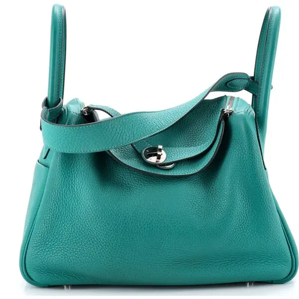 Hermès Lindy Bag Clemence 30 - Vert Verone