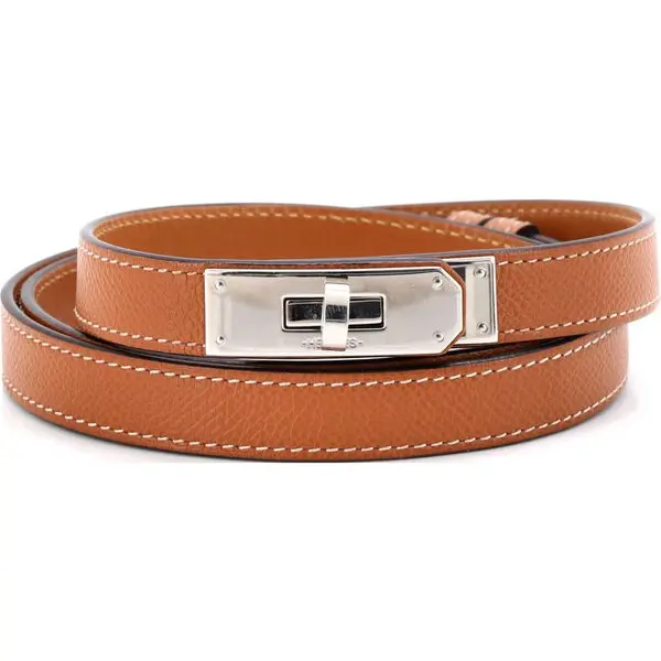 Hermès Kelly Belt Leather Thin - Brown