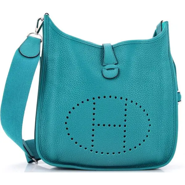 Hermès Evelyne Bag Gen Iii Clemence Pm - Blue