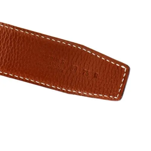 Hermès Constance Reversible Leather Belt - Black