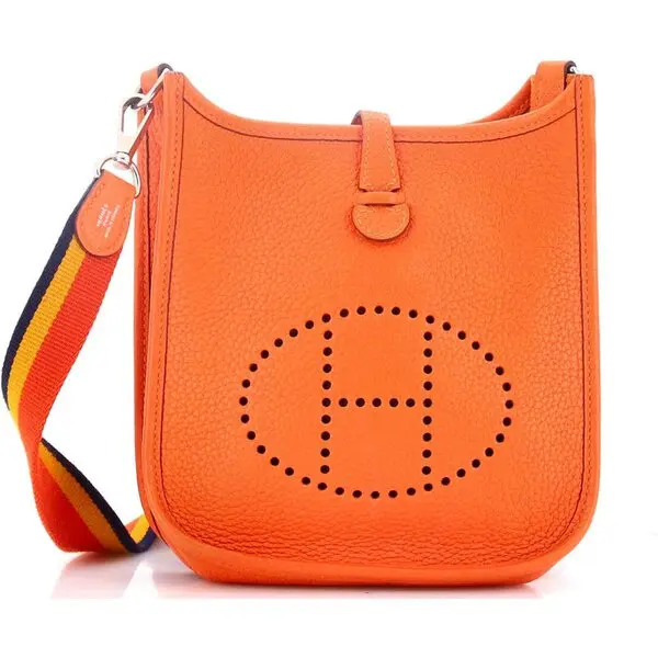 Hermès Evelyne Bag Gen Iii Clemence Tpm - Orange