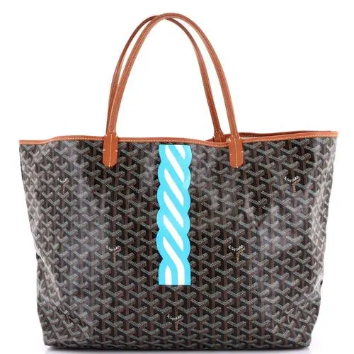 Goyard Saint Louis Tote Printed Coated Canvas Gm