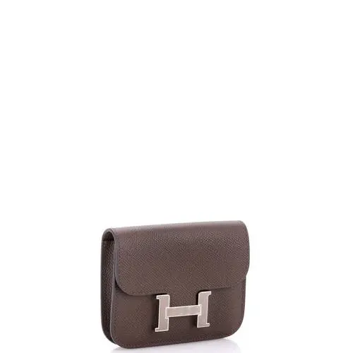 Hermès Constance Slim Wallet Epsom - Ecorce
