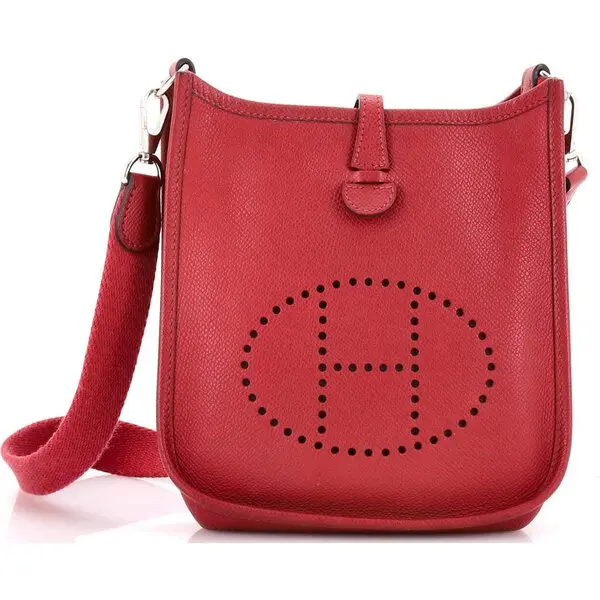 Hermès Evelyne Tpm Bag Gen Iii Epsom - Rouge Grenat