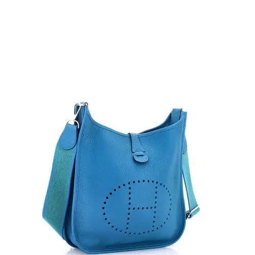 Hermès Evelyne Bag Gen Iii Clemence Pm - Blue