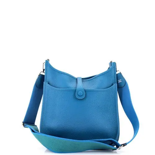Hermès Evelyne Bag Gen Iii Clemence Pm - Blue