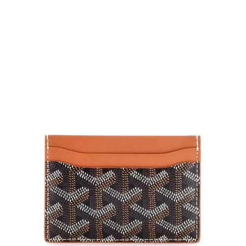Goyard Saint Sulpice Card Holder Coated Canvas - Black