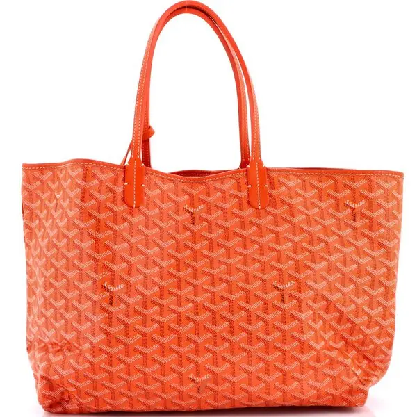Goyard Saint Louis Pm Tote Coated Canvas - Orange