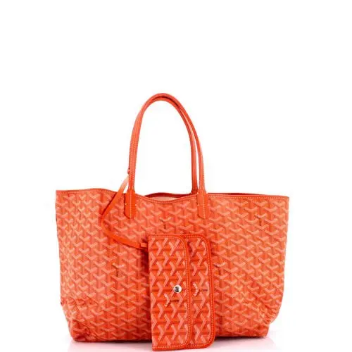 Goyard Saint Louis Tote Coated Canvas Pm - Orange