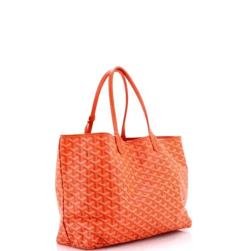 Goyard Saint Louis Tote Coated Canvas Pm - Orange