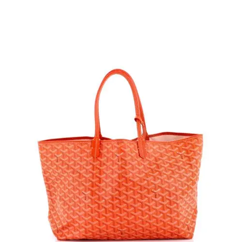 Goyard Saint Louis Tote Coated Canvas Pm - Orange