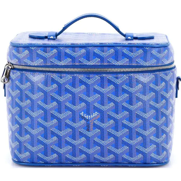 Goyard Muse Vanity Case Coated Canvas - Blue