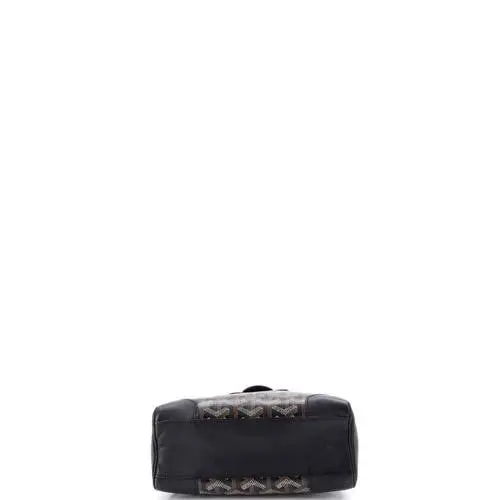 Goyard Saigon Top Handle Bag Coated Canvas With Leather Mini