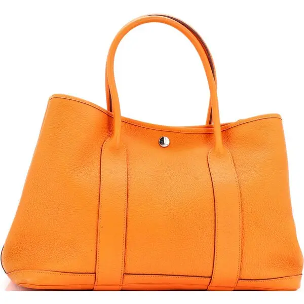 Hermès Garden Party Tote Leather 36 - Orange H