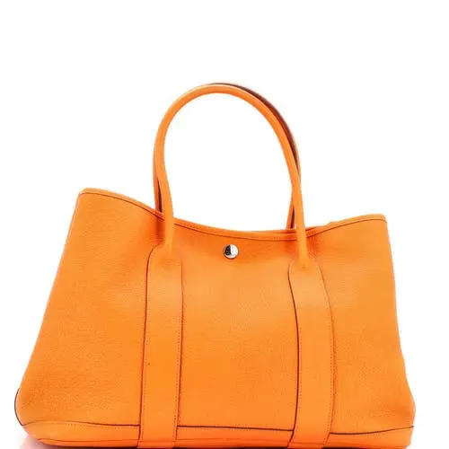 Hermès Garden Party Tote Leather 36 - Orange H