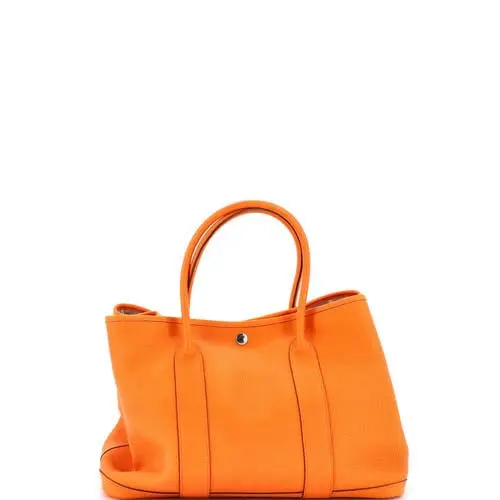 Hermès Garden Party Tote Leather 36 - Orange H
