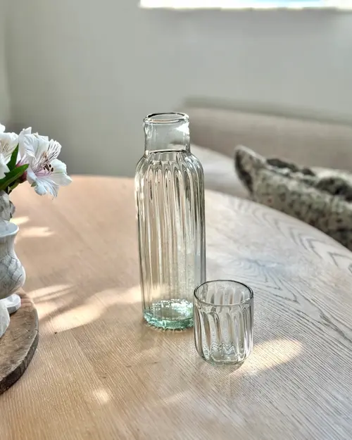 VILLA LUA HOME Fluted Tall Carafe Set