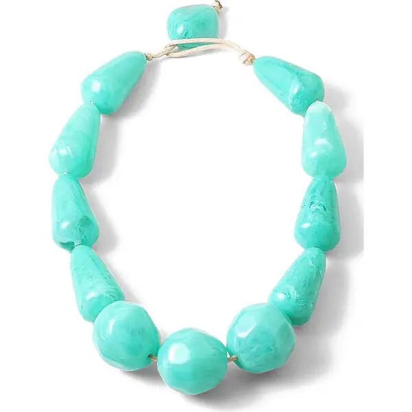 ERIN MCDERMOTT JEWELRY Aqua Beaded Necklace
