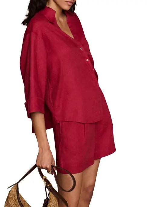 Mint Velvet Linen Resort Shirt