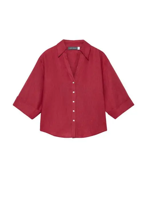 Mint Velvet Linen Resort Shirt
