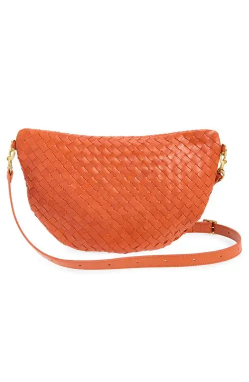 Clare V. Medium Grande Woven Leather Belt Bag - Saltillo
