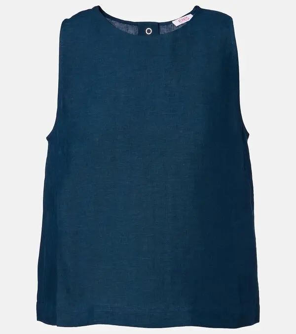 ERES Ravie Linen Top - Blue