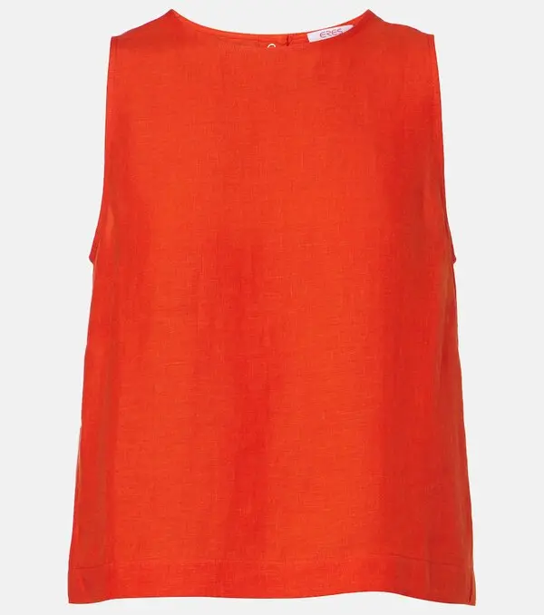 ERES Ravie Linen Top - Red