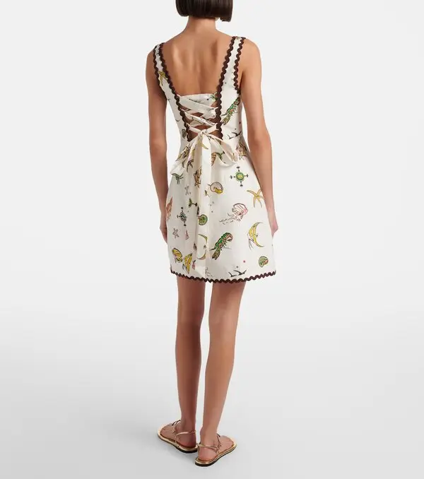 ALEMAIS Alémais Printed Cotton Minidress