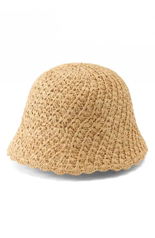 Helen Kaminski Rio Raffia Cloche - Natural