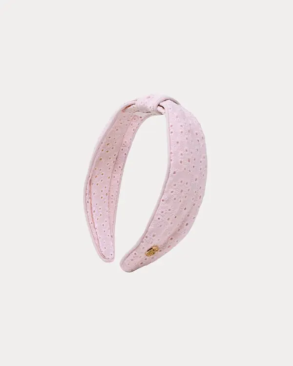 Lilly Pulitzer® Eyelet Low Knot Headband - Conch Shell Pink