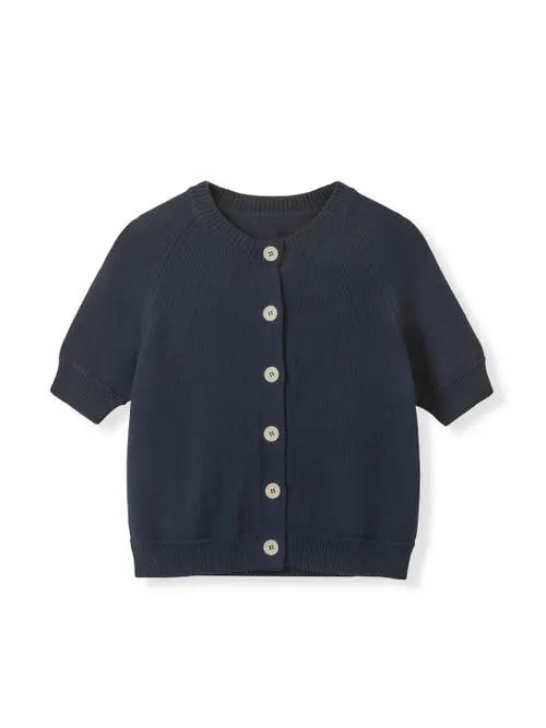 CELTIC & CO. Short Sleeve Knitted Cardigan