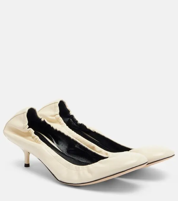 Phoebe Philo Leather Pumps - White