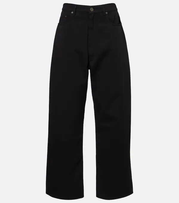 Phoebe Philo Low-rise Wide-leg Jeans - Black