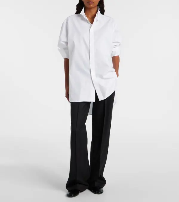 Phoebe Philo Oversized Cotton-blend Shirt
