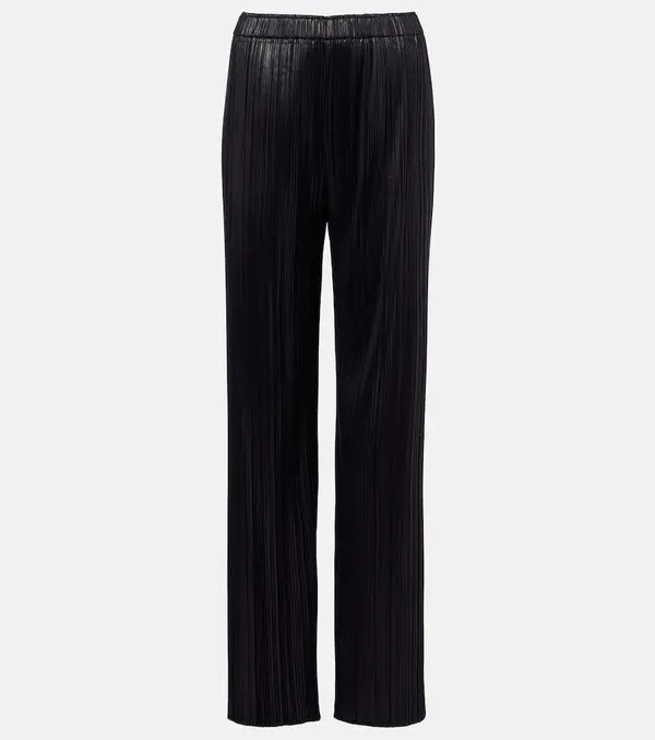 Phoebe Philo Pleated Straight Pants - Black