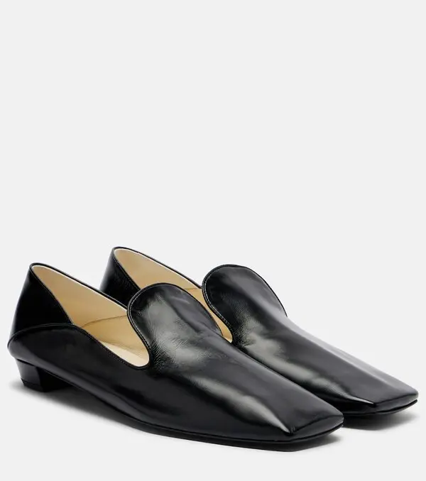 Phoebe Philo Leather Loafers - Black