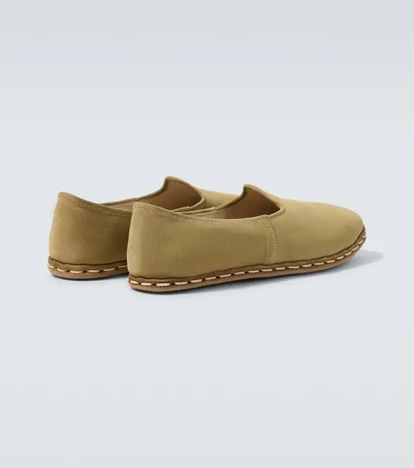 Sabah Suede Slip-on Shoes - Green