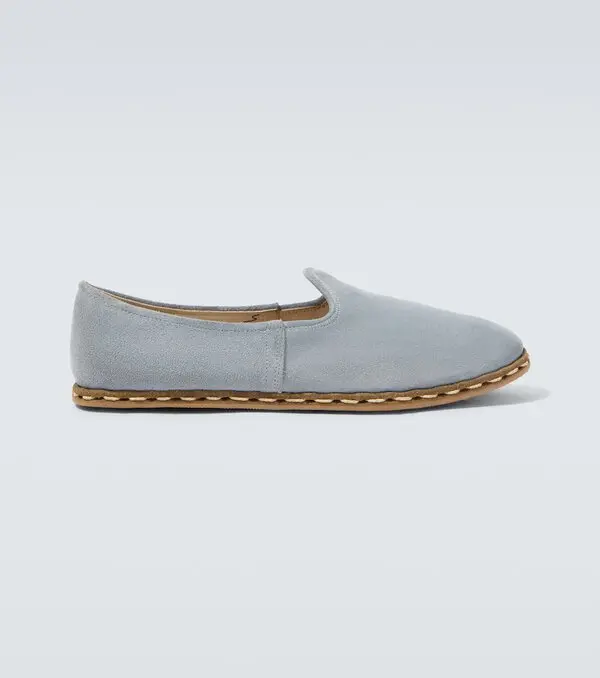 Sabah Suede Slip-on Shoes - Blue