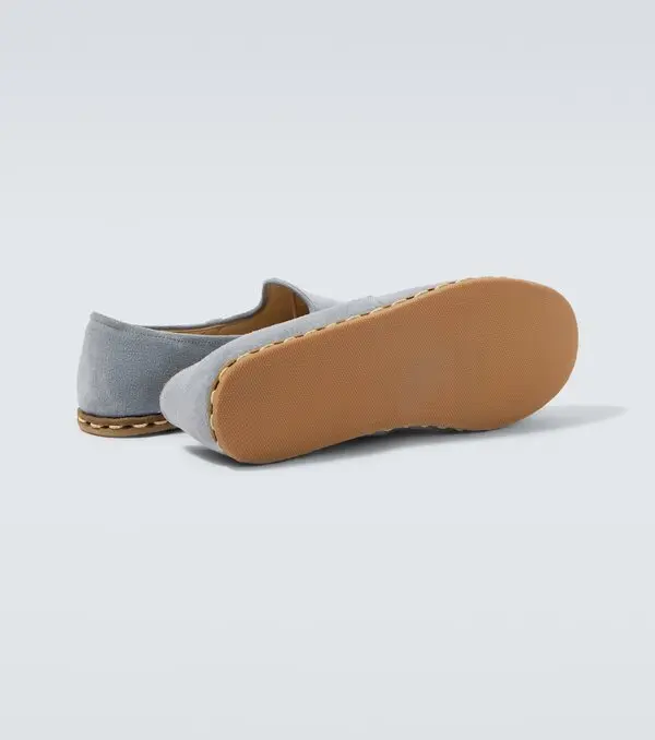 Sabah Suede Slip-on Shoes - Blue