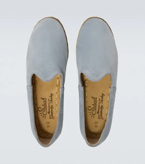 Sabah Suede Slip-on Shoes - Blue