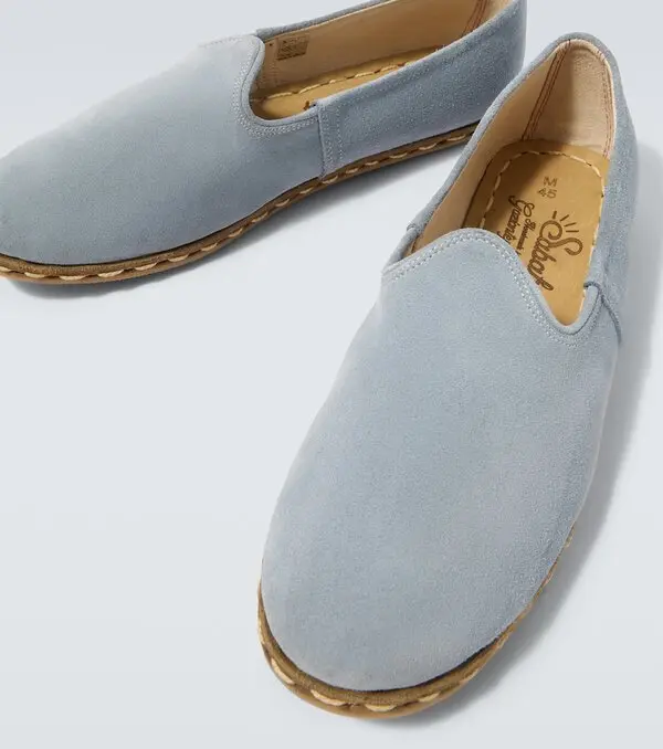 Sabah Suede Slip-on Shoes - Blue