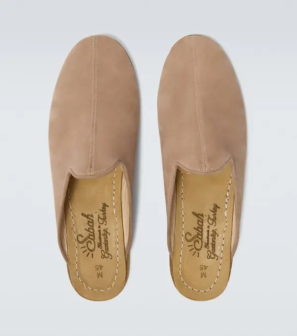 Sabah Baba Leather Mules - Beige
