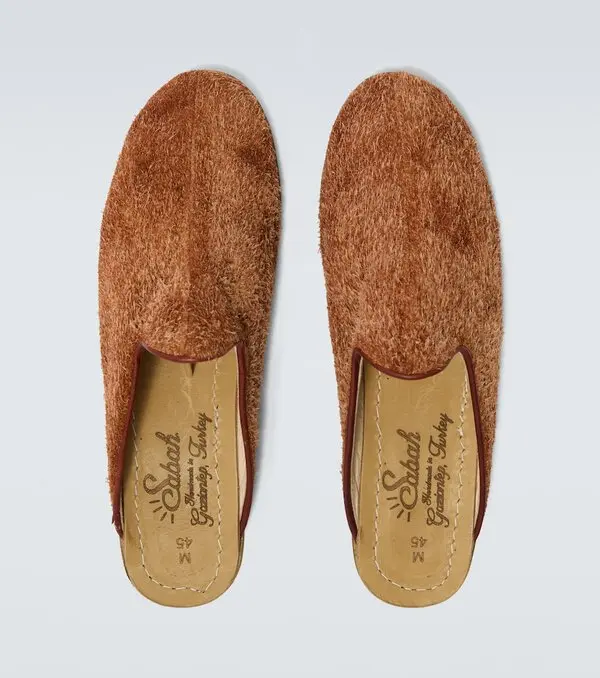 Sabah Baba Leather Mules - Brown