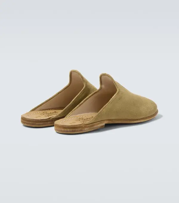 Sabah Baba Suede Mules - Beige