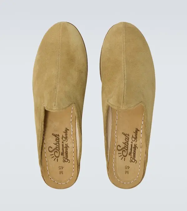 Sabah Baba Suede Mules - Beige