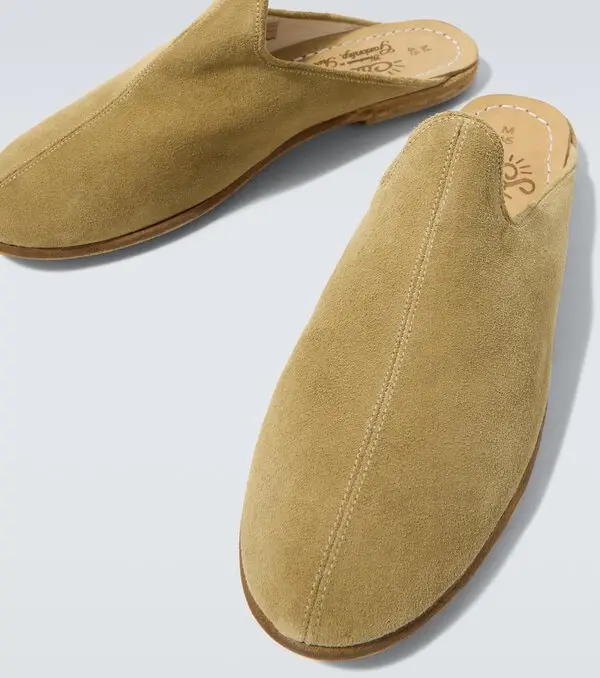 Sabah Baba Suede Mules - Beige