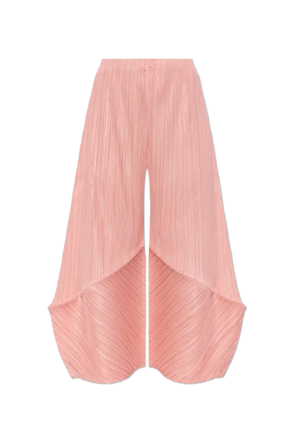 Issey Miyake Pleated Trousers - Pink