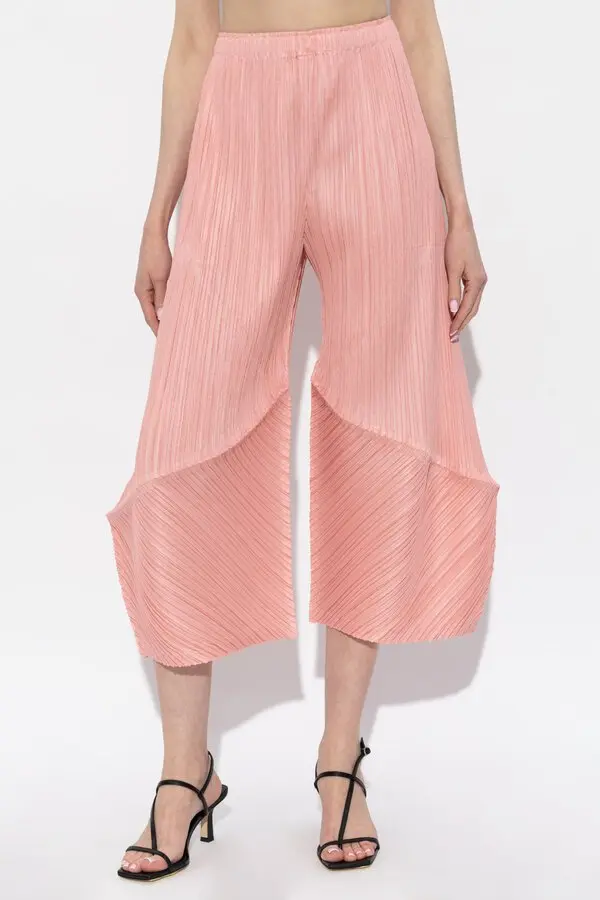 Issey Miyake Pleated Trousers - Pink