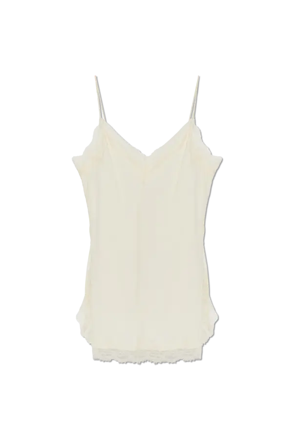 RÓHE Lace Insert Top - Cream